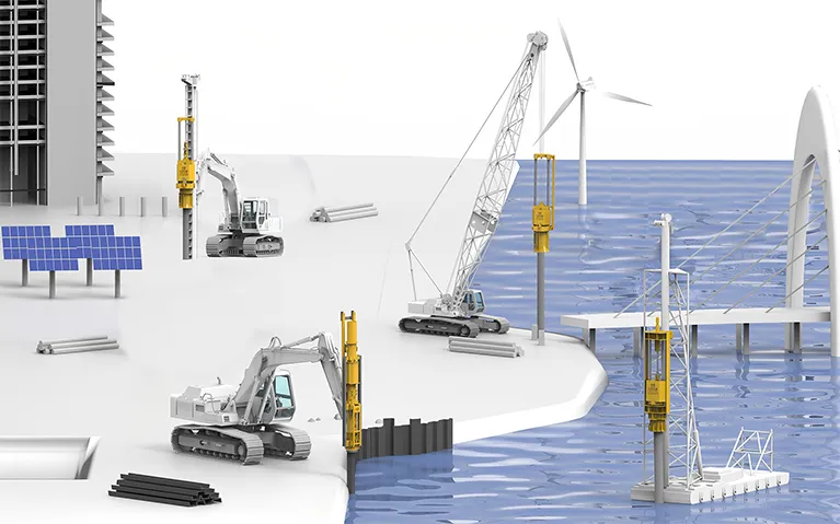 Pile Driving Projects | JUWEI Piling Equipment